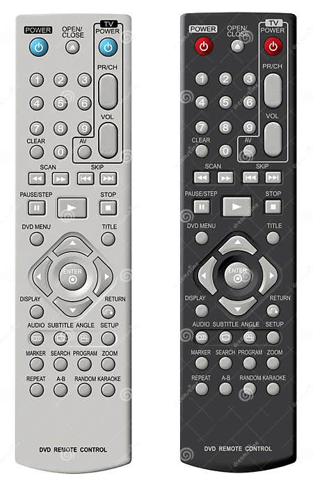 DVD remote control. stock vector. Illustration of infrared - 4270036