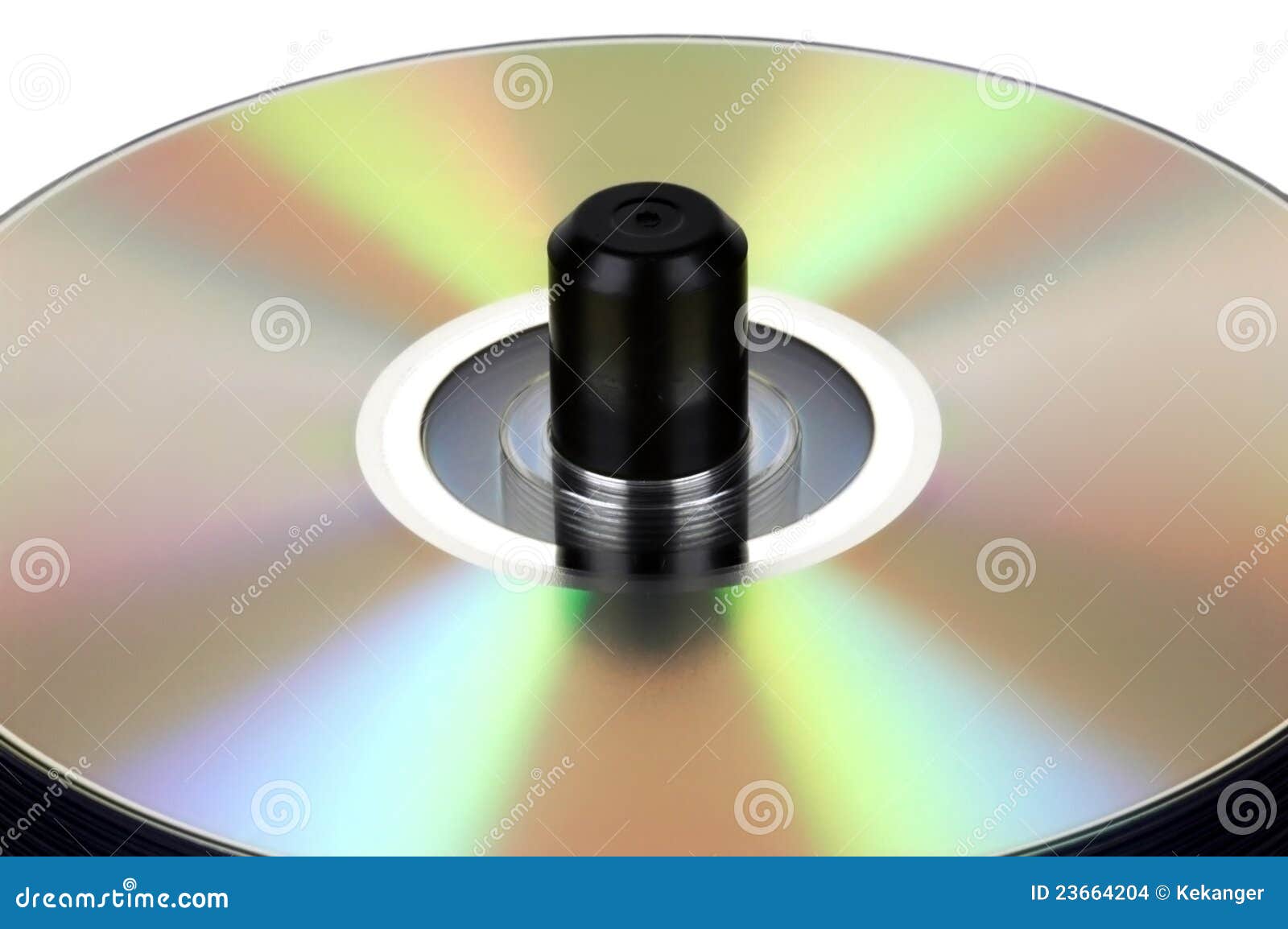 DVD stack on spindle stock photo. Image of storage, data - 23664204