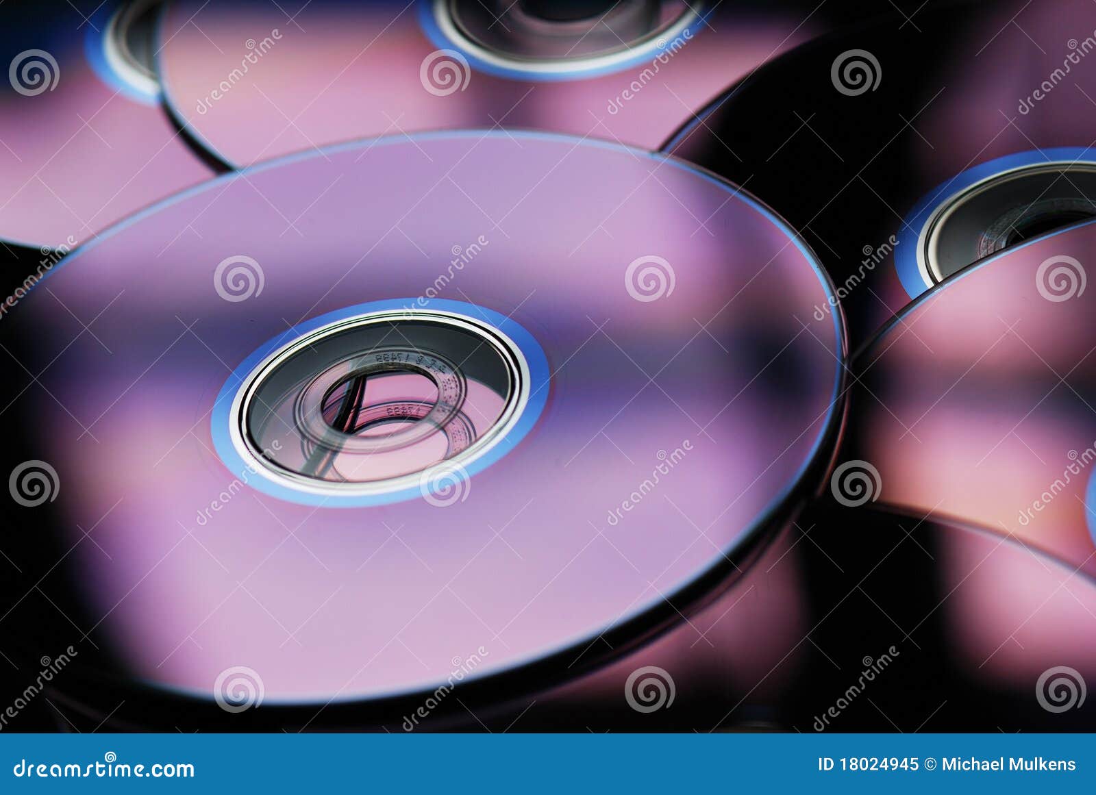 DVDs or CDs stock image. Image of bluray, stack, layers - 18024945