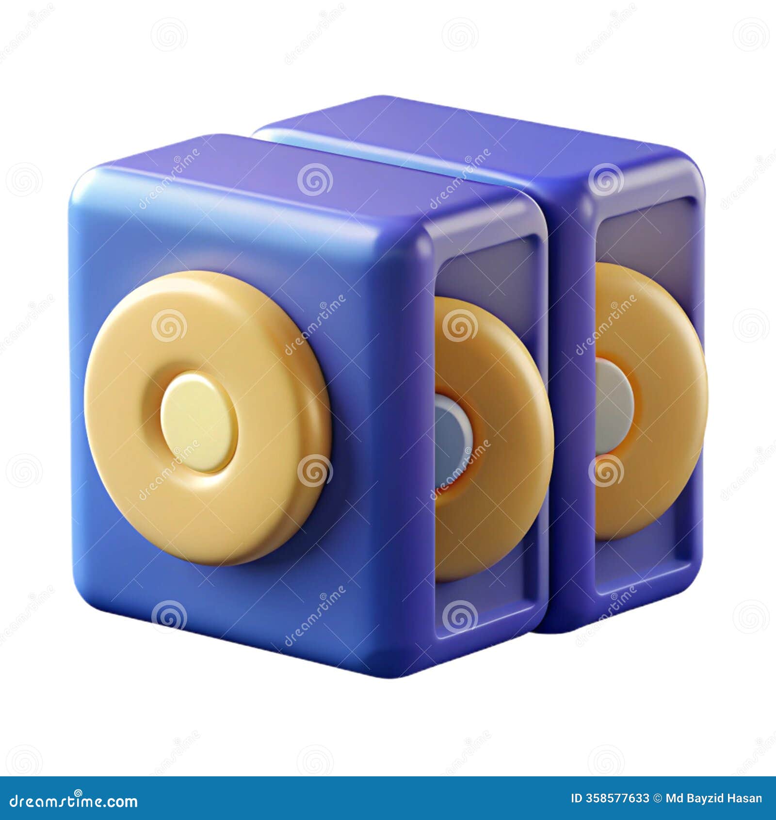 DVDs 3D Icon stock illustration. Illustration of multimedia - 358577633