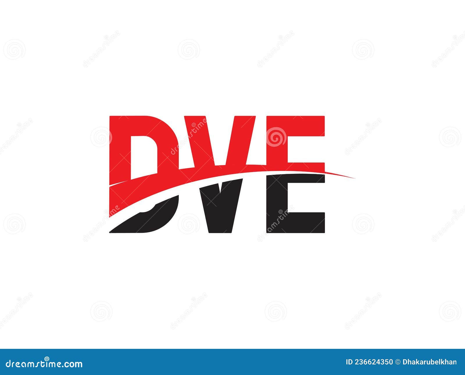 DVE Letter Initial Logo Design Vector Illustration Stock Vector ...