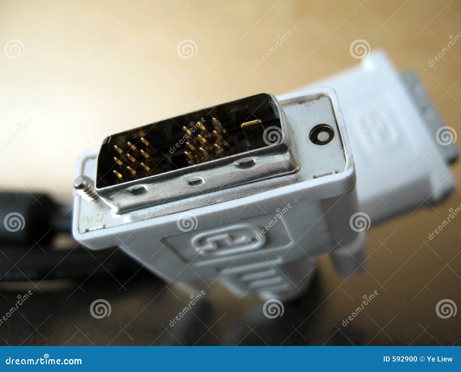 DVI Cable stock photo. Image of interface, signal, high - 592900