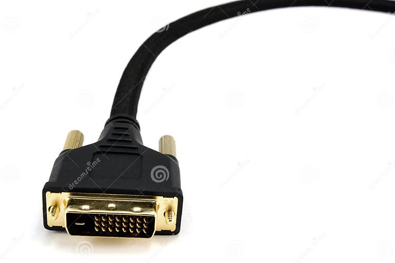 DVI Cable stock photo. Image of digital, flat, definition - 8271390