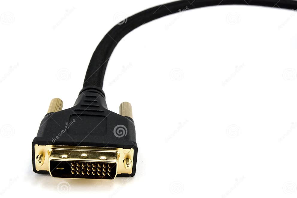 DVI Cable stock photo. Image of digital, flat, definition - 8271390