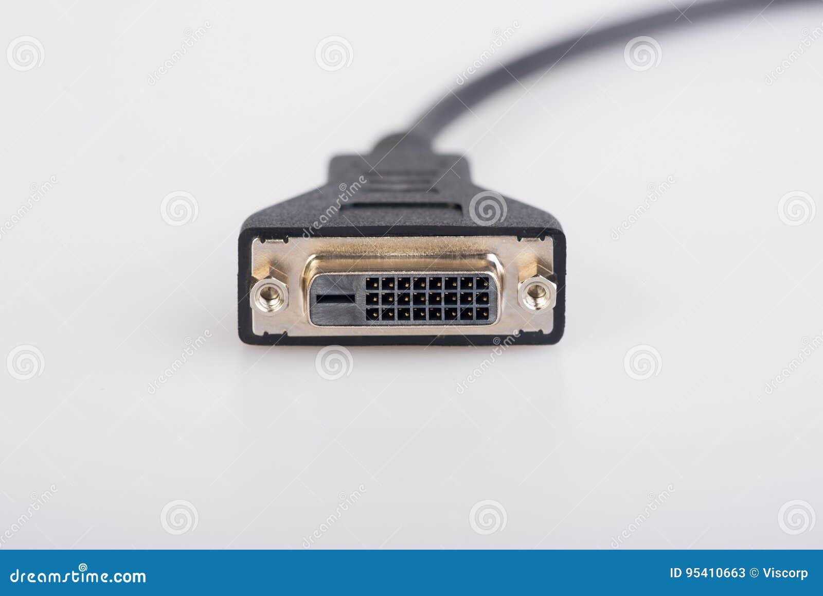 DVI Connector stock image. Image of flat, female, custom - 95410663