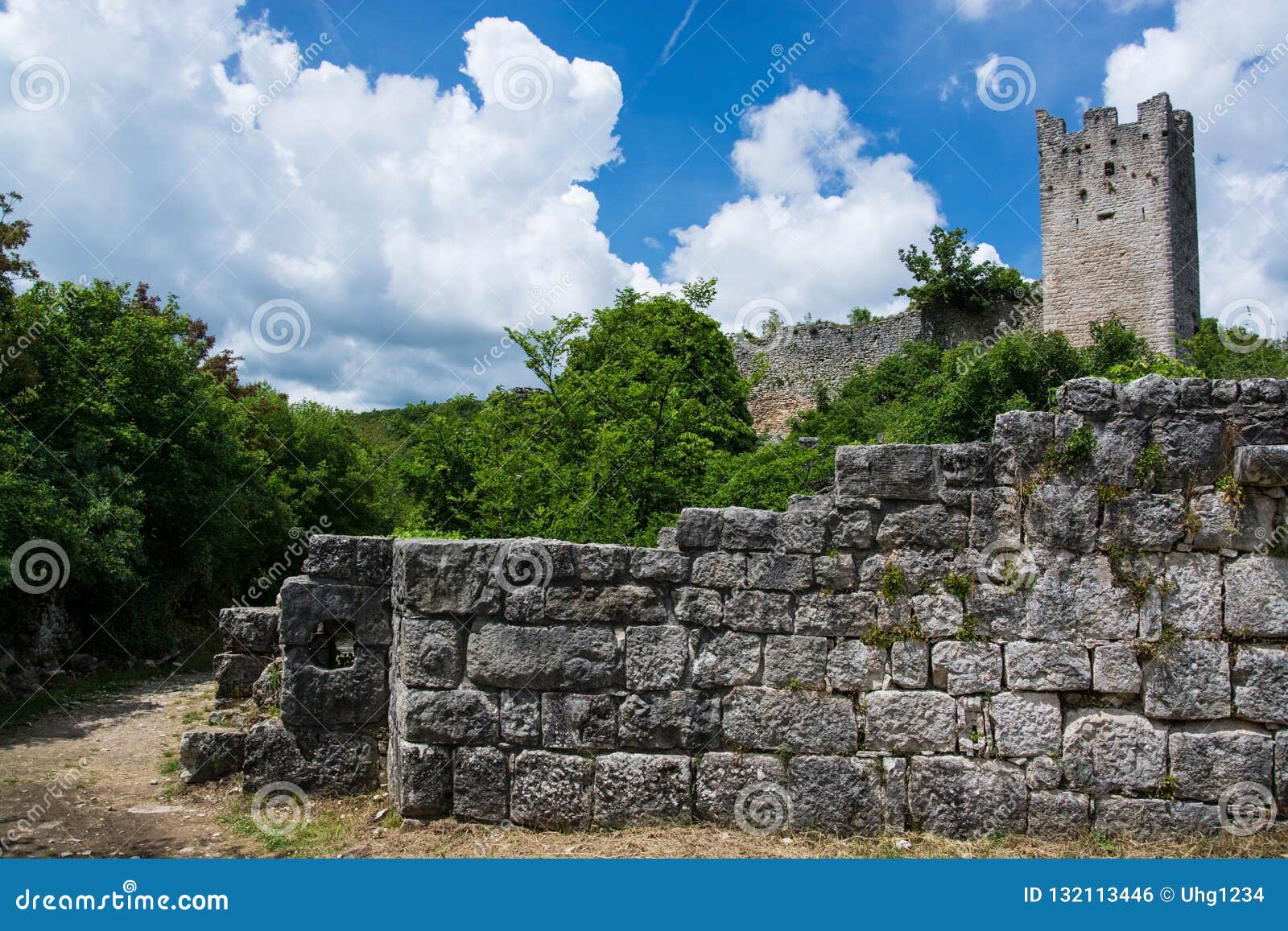Dvigrad, Istria, Croatia stock photo. Image of architecture - 132113446