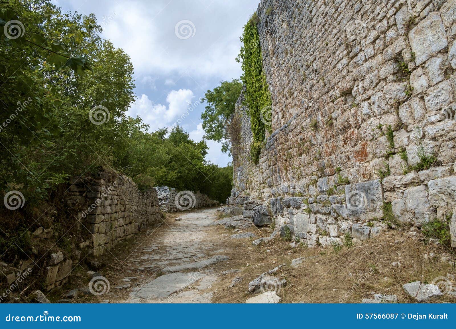 Dvigrad, Medieval Town in Central Istria, Croatia. Stock Image - Image ...