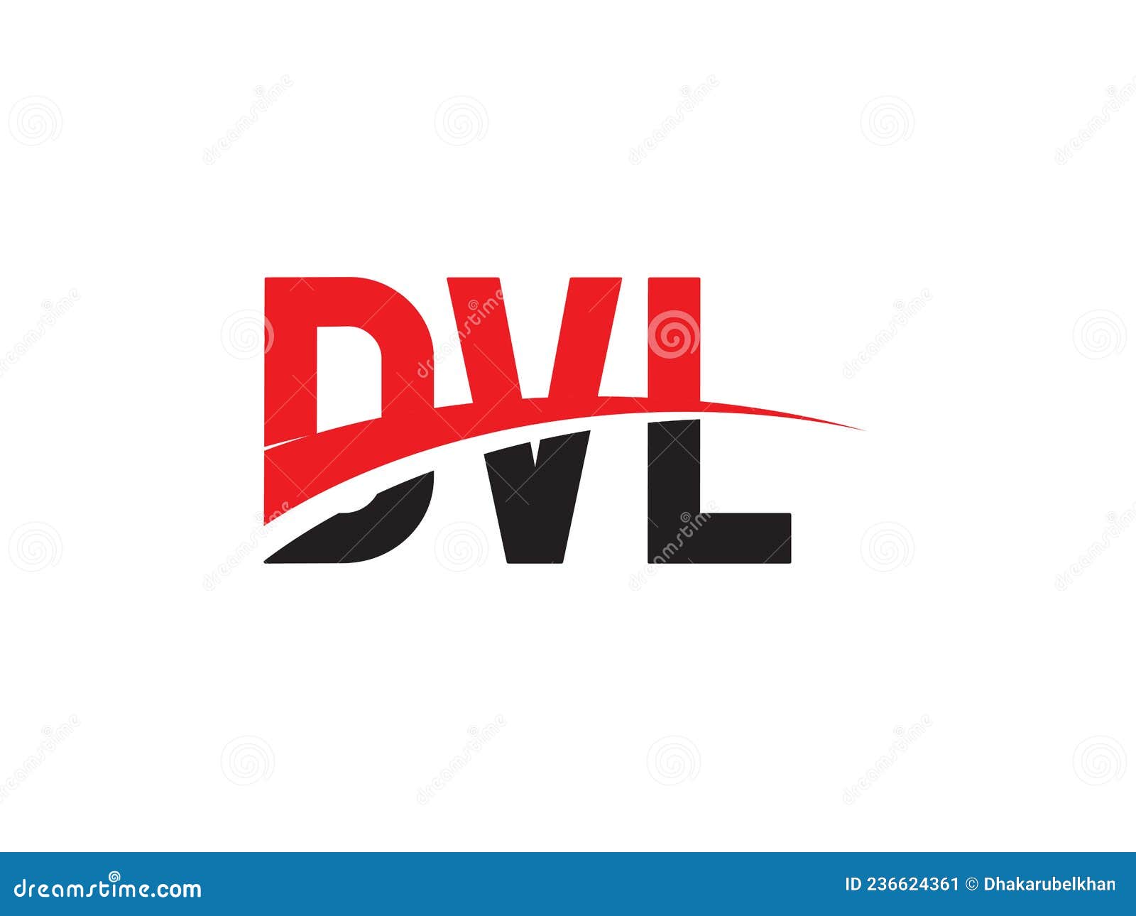 DVL Letter Initial Logo Design Vector Illustration Stock Vector ...