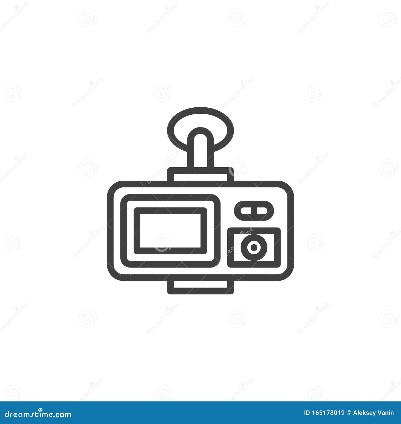 Camera Display Icons And Symbols Cartoon Vector | CartoonDealer.com ...