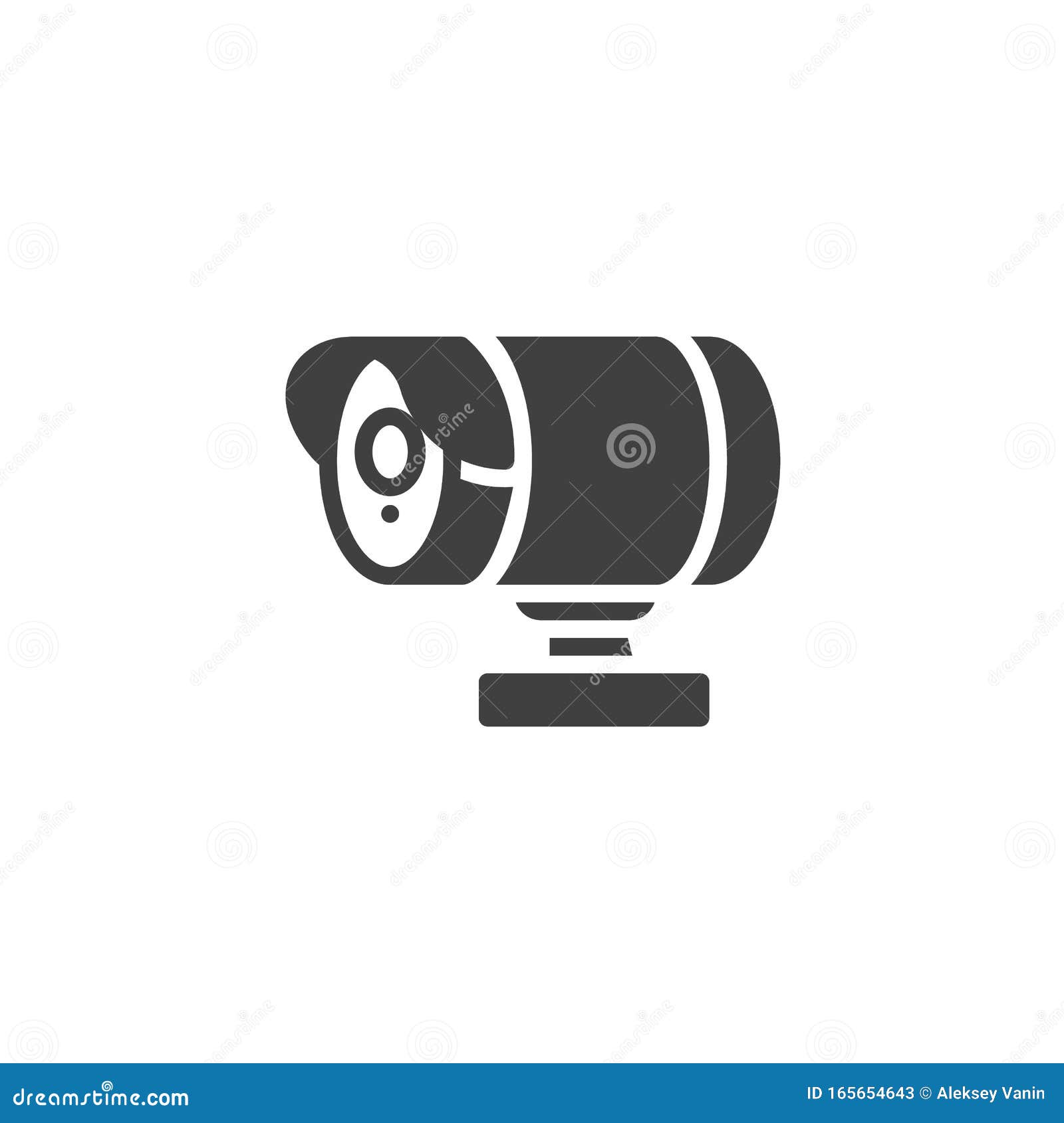 DVR camera vector icon stock vector. Illustration of perfect - 165654643