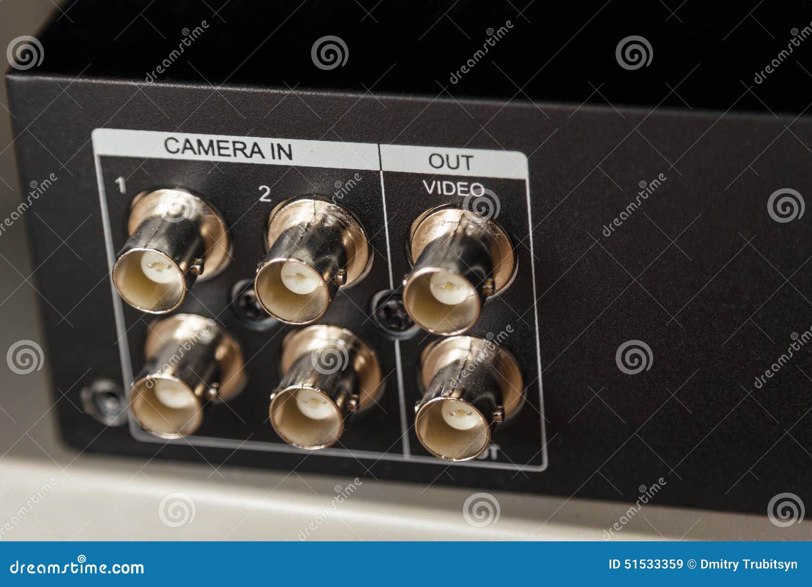 Dvr Coaxial Camera Ports Back Panel Stock Photos - Free & Royalty-Free ...
