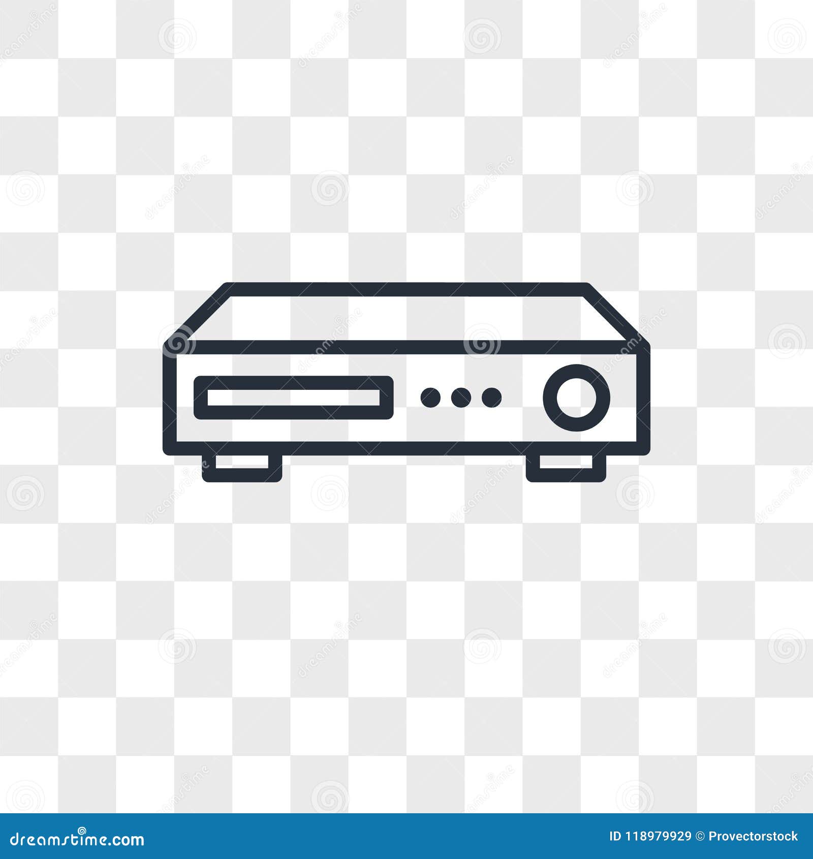 Dvr Vector Icon Isolated on Transparent Background, Dvr Logo Design ...