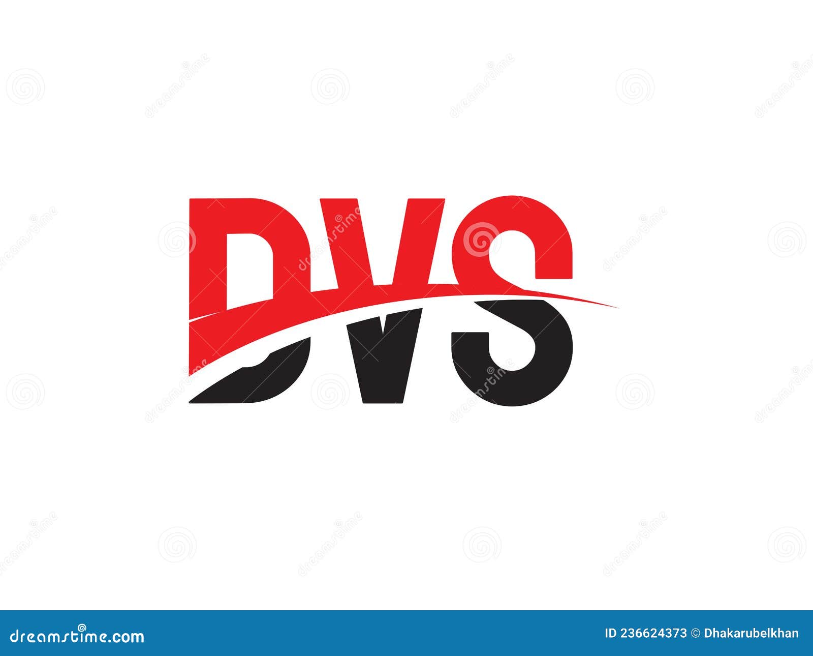 DVS Letter Initial Logo Design Vector Illustration Stock Vector ...