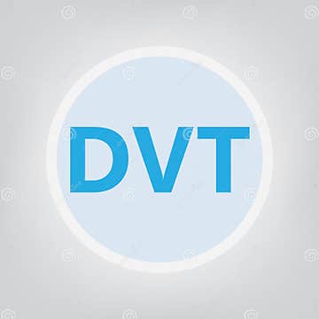 DVT Deep Vein Thrombosis Acronym Stock Vector - Illustration of deep ...
