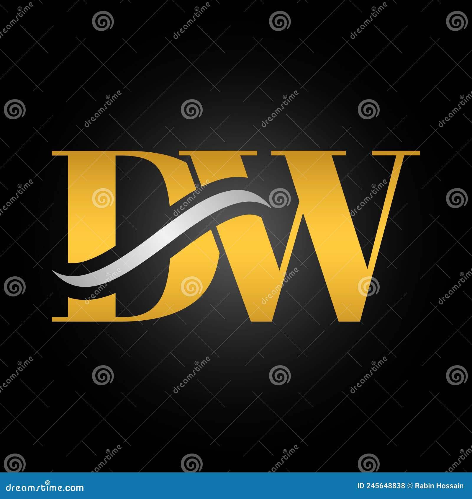 Initial Gold Letter LC Logo Design. LC Logo Design With Modern Trendy ...