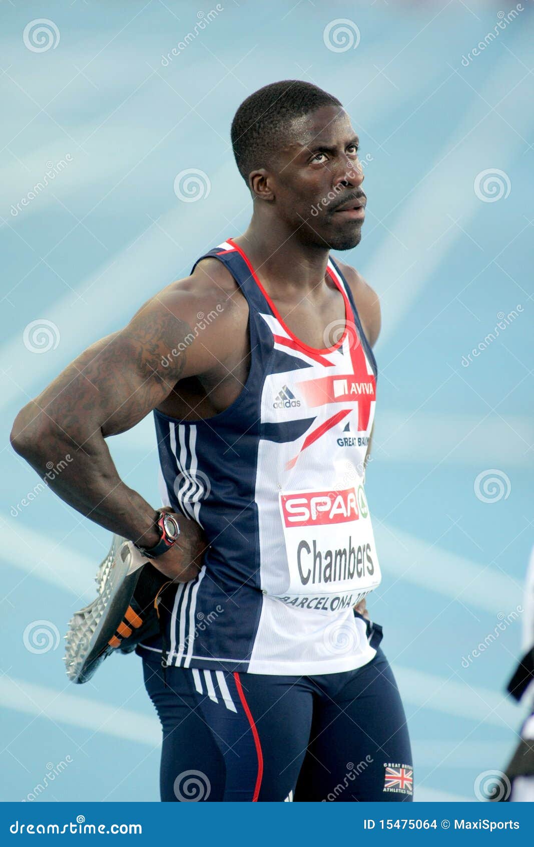 Dwain Chambers of Great Britain Editorial Stock Image - Image of final ...