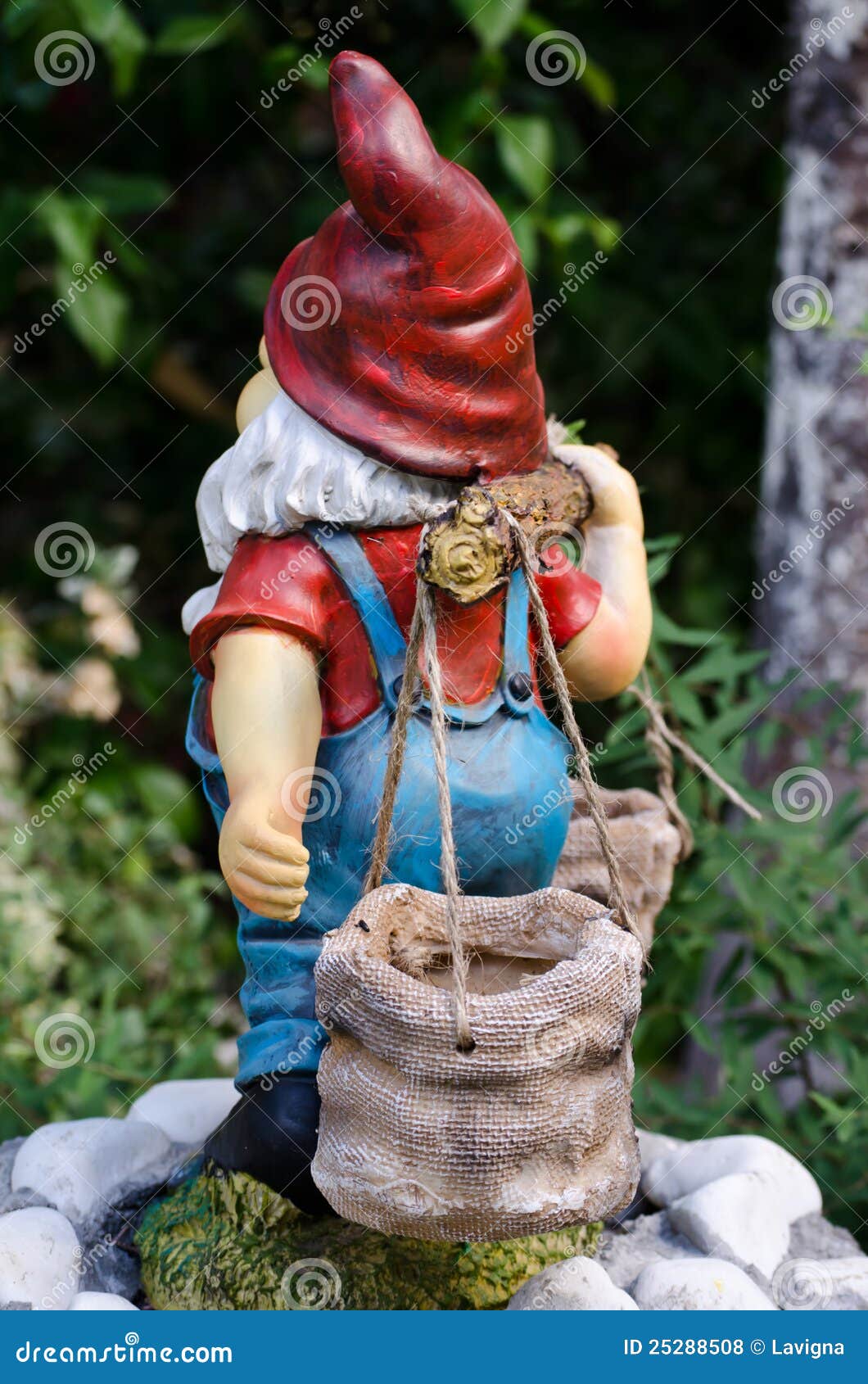 Dwarf in the garden stock photo. Image of short, decoration - 25288508