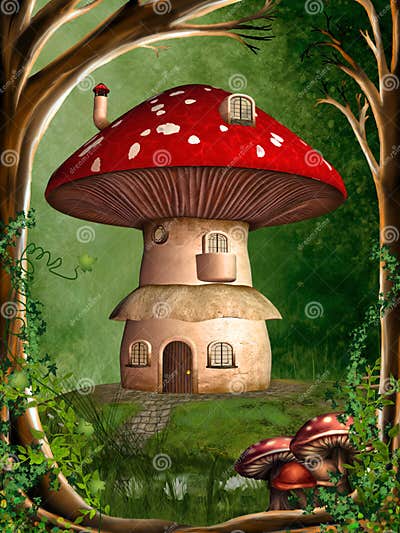 Dwarf land stock illustration. Illustration of house - 19253042