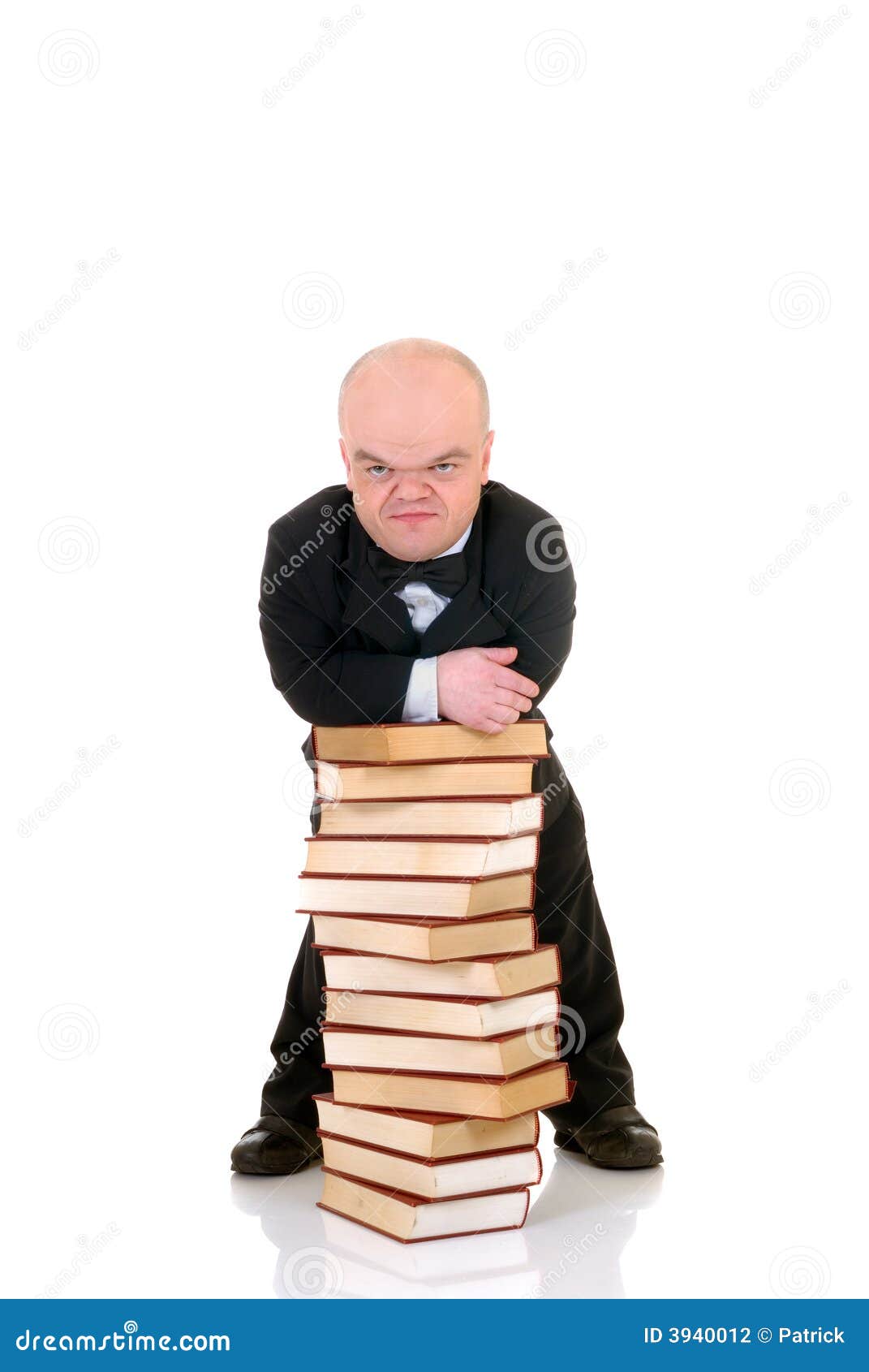 Dwarf, Little Man with Books Stock Photo - Image of teacher, learning ...