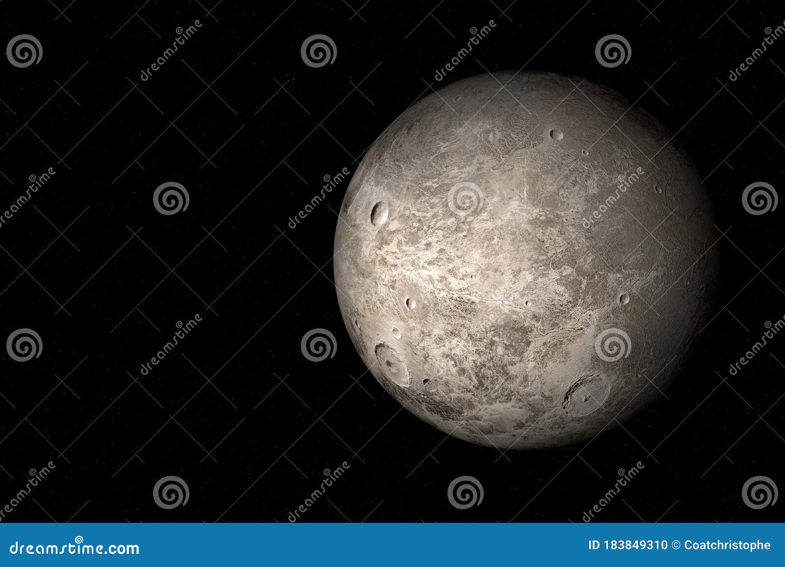 The dwarf planet Ceres stock illustration. Illustration of astronomy ...