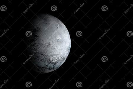 Dwarf Planet Eris - Solar System Stock Illustration - Illustration of ...