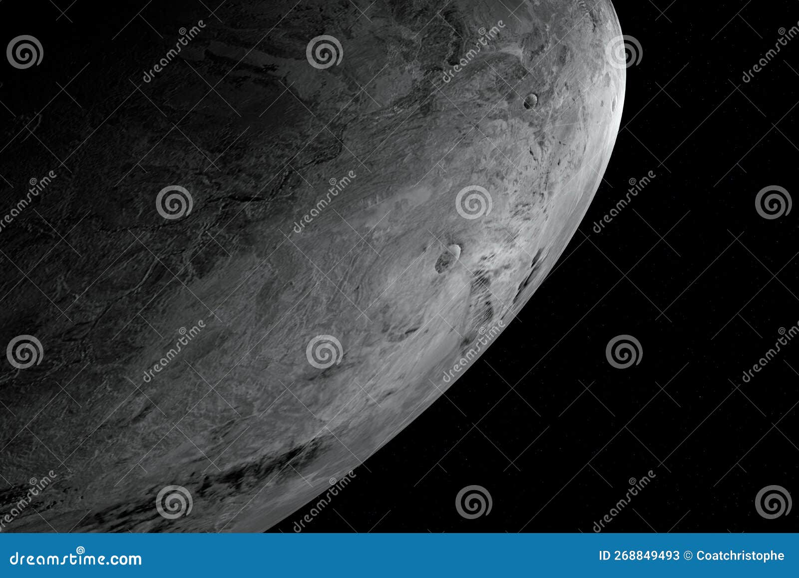 Dwarf Planet Haumea - Solar System Stock Illustration - Illustration of ...