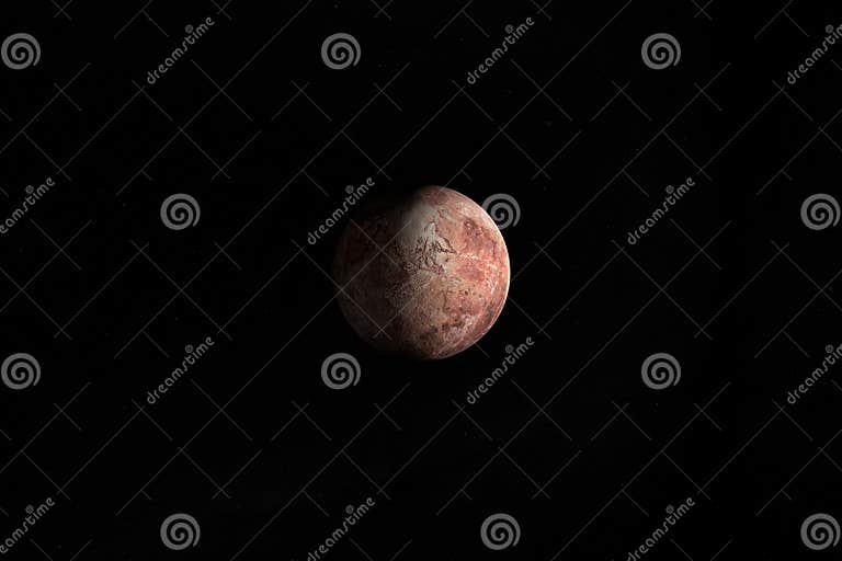 Dwarf planet Makemake stock illustration. Illustration of planetary - 247814042