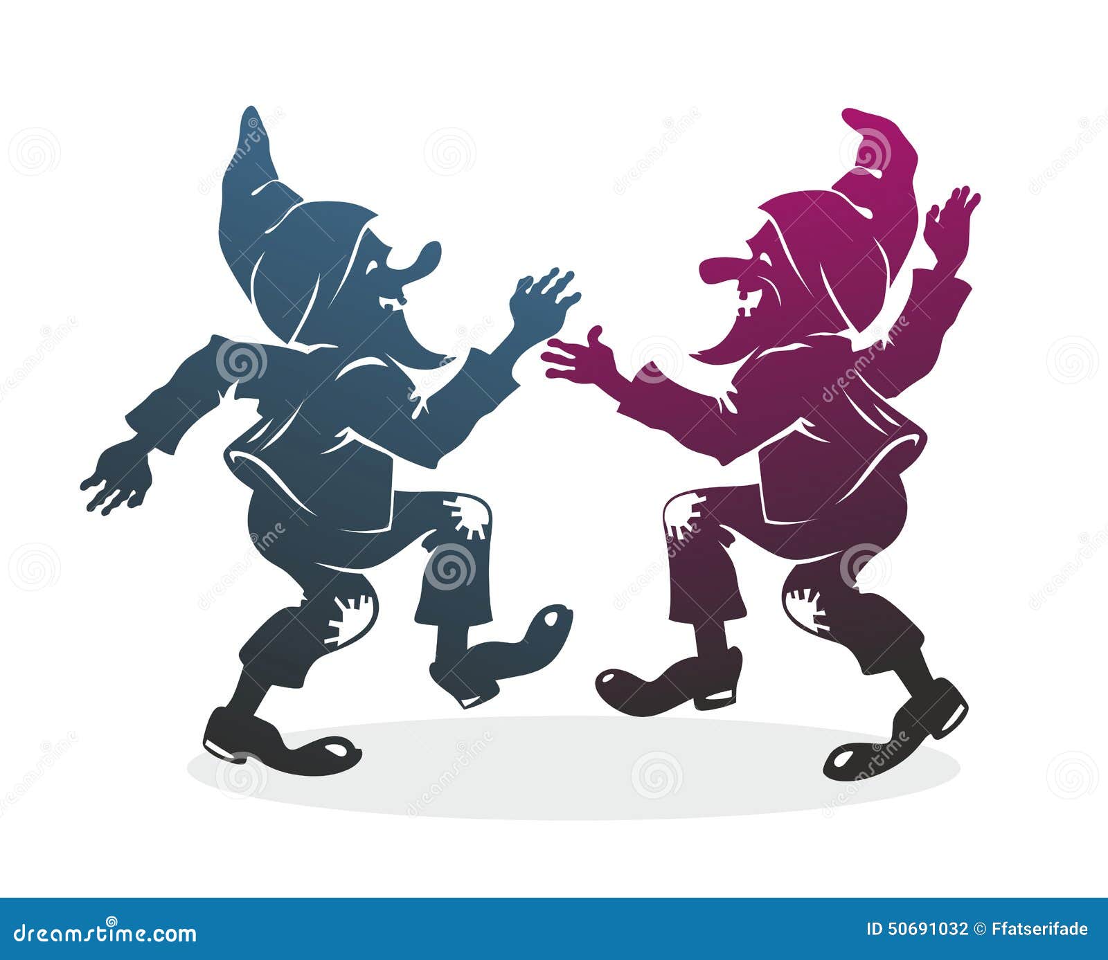 Dwarf stock illustration. Illustration of beard, cute - 50691032