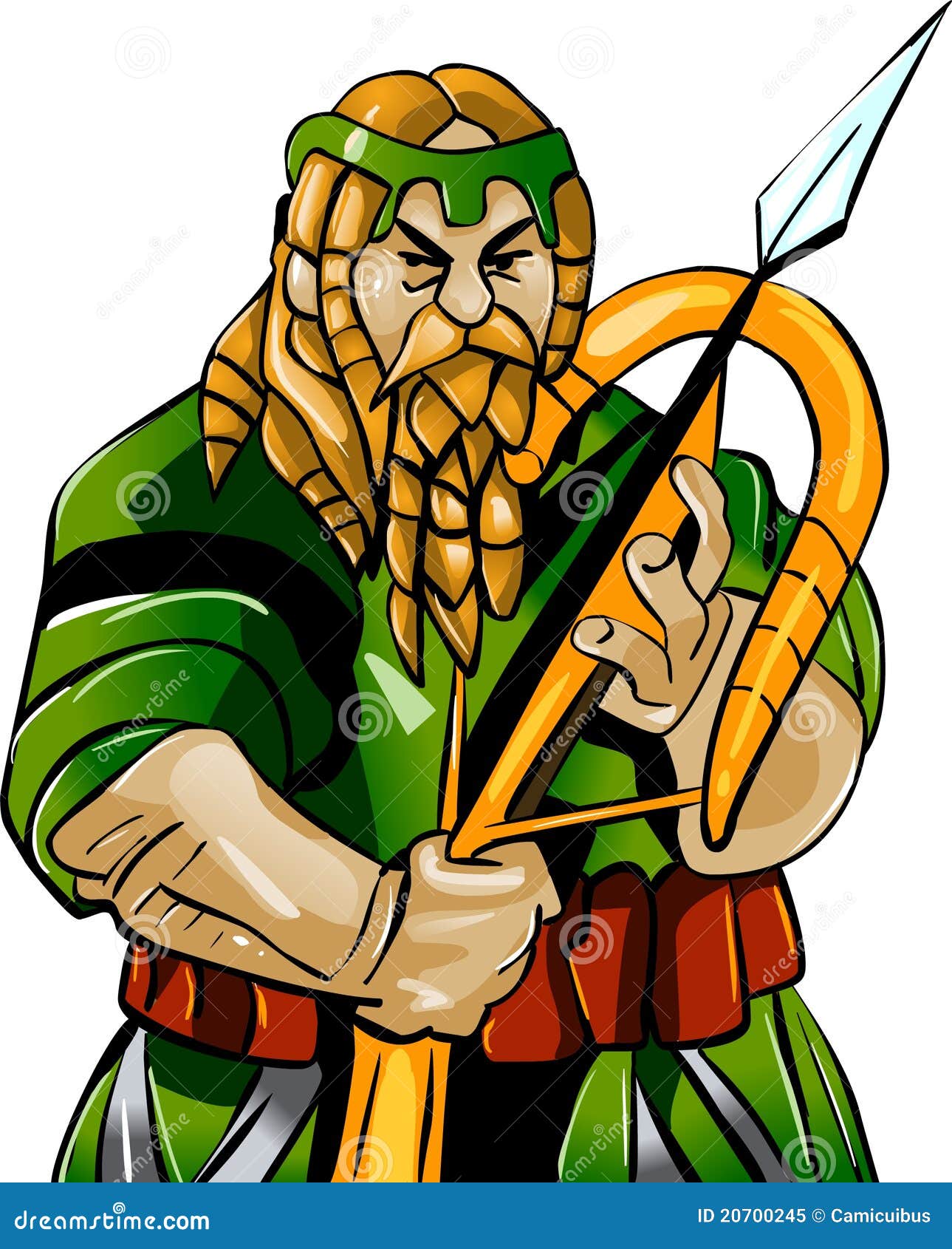 Dwarf Warrior Defender Fantasy RPG Game Layerd Animation Ready Cartoon ...