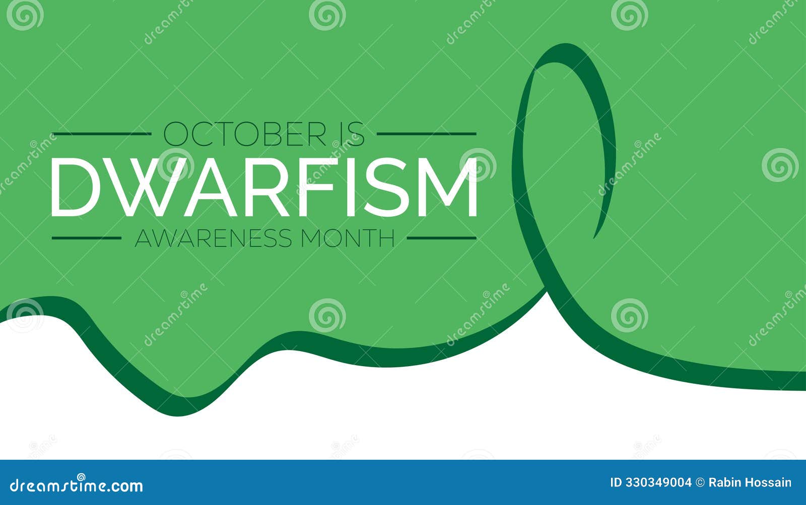 Dwarfism Awareness Month is Observed Every Year on October Stock Vector ...