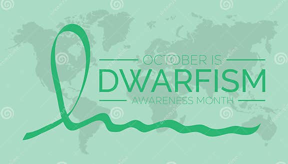 Dwarfism Awareness Month is Observed Every Year on October Stock Vector ...