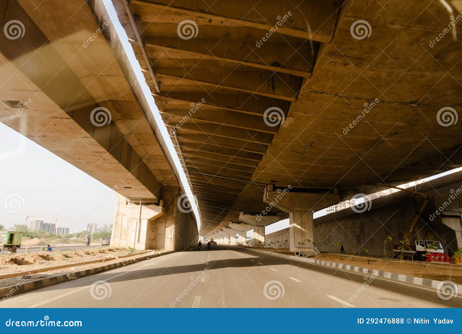 Dwarka Expressway at Gurgaon, Haryana, India Editorial Stock Photo ...