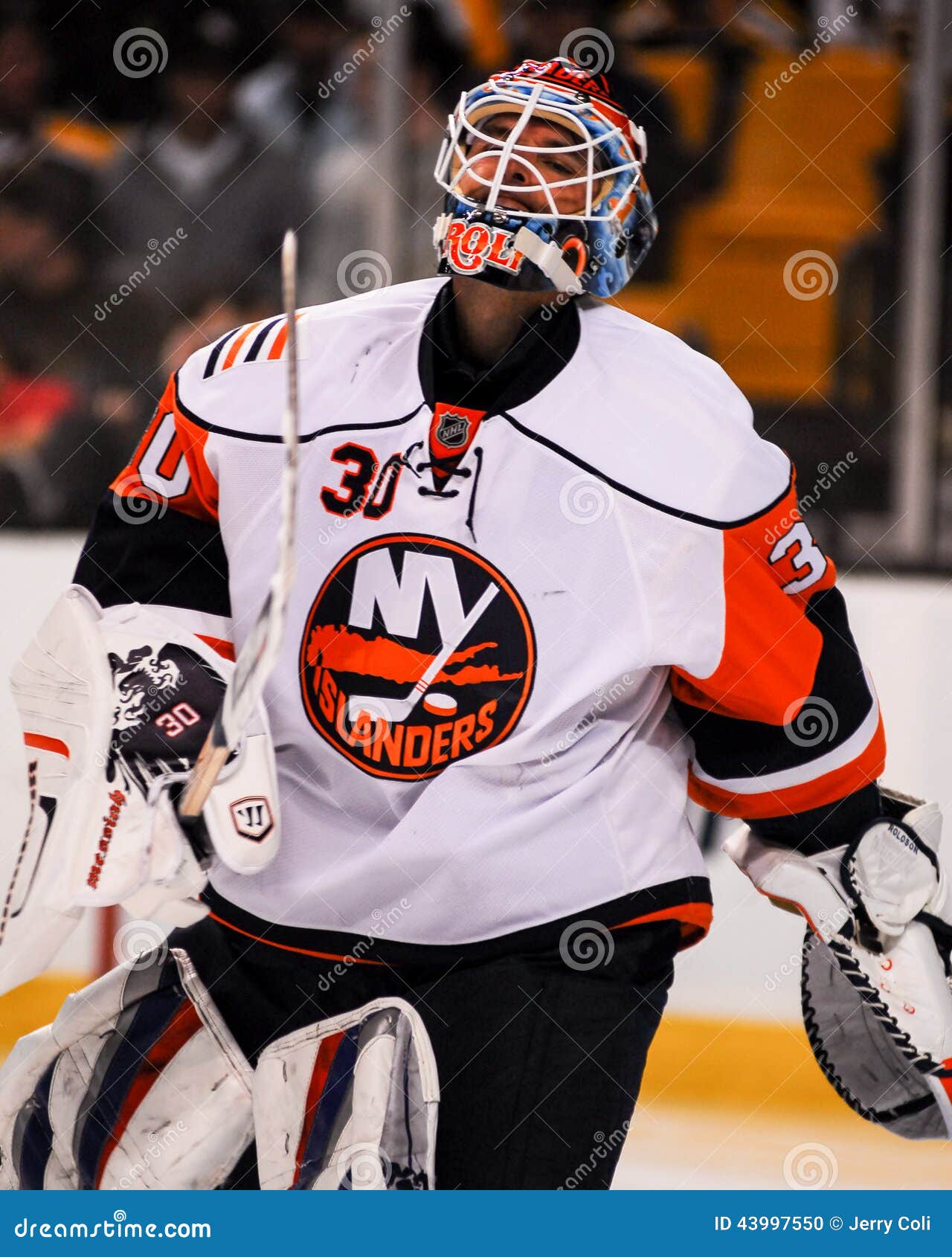 Dwayne Roloson, New York Islanders Editorial Image - Image of game ...