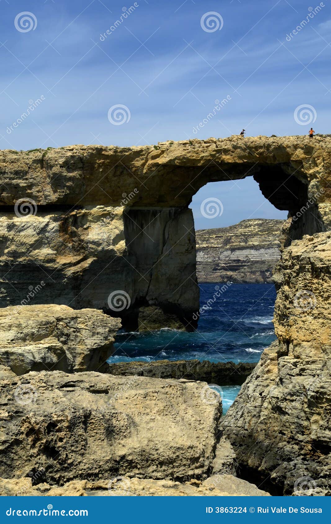 Dwejra stock photo. Image of island, blue, destination - 3863224
