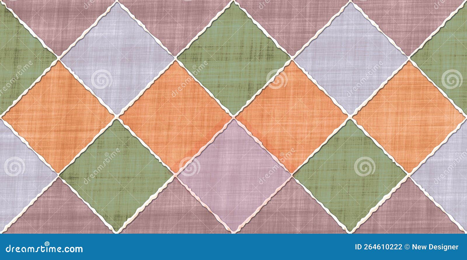 Ceramic Wall Tile Decor with Multi Color Continuous Joint Design. Also ...