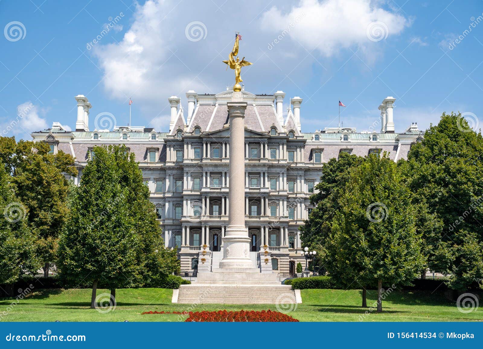 Dwight D Eisenhower Executive Office Building, in Washington DC Stock ...