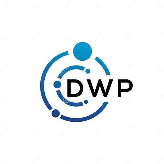 DWP Letter Logo Design on White Background. DWP Creative Initials ...
