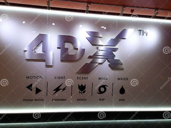 4dx logo editorial stock image. Image of motion, movie - 50439224