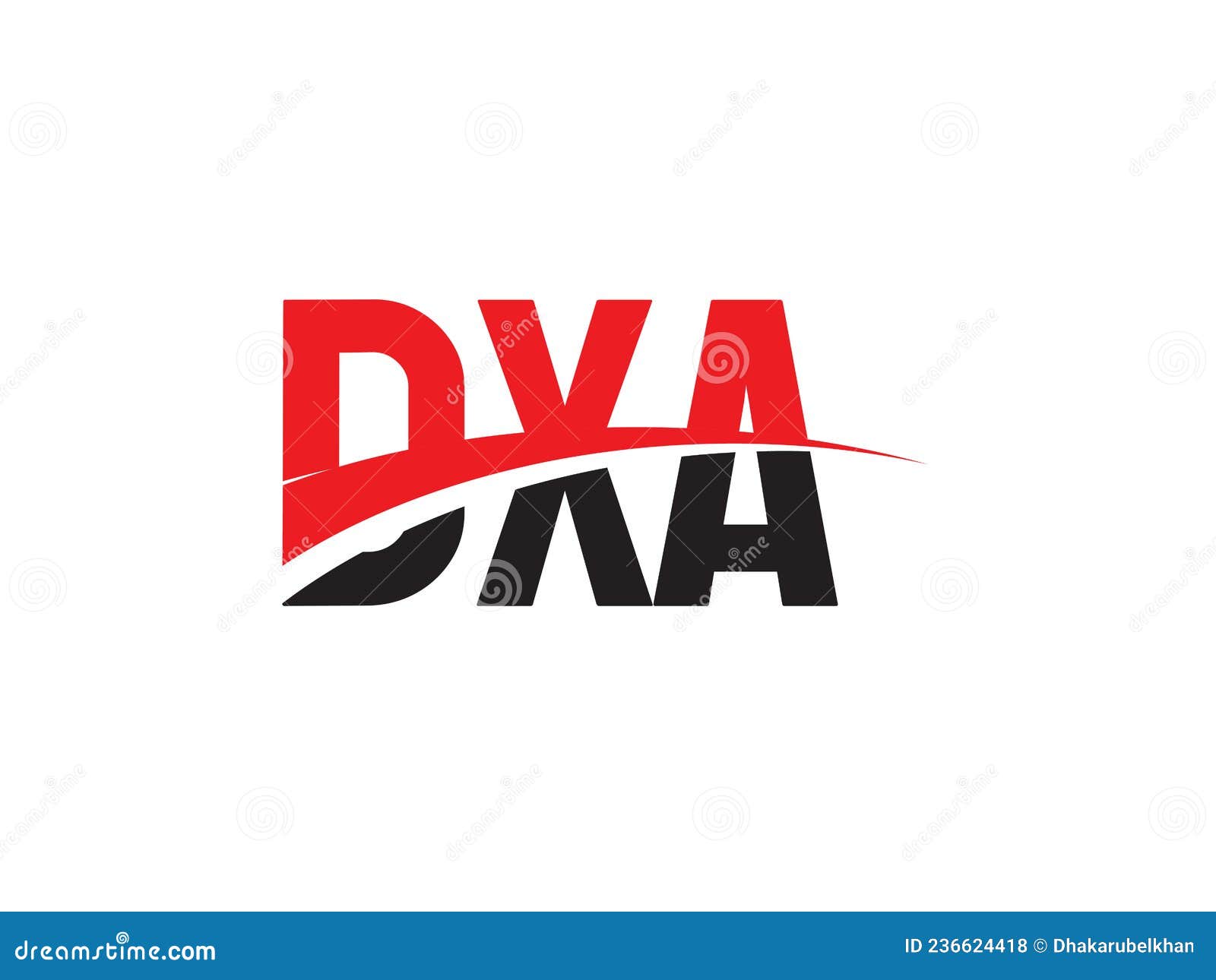 DXA Letter Initial Logo Design Vector Illustration Stock Vector ...