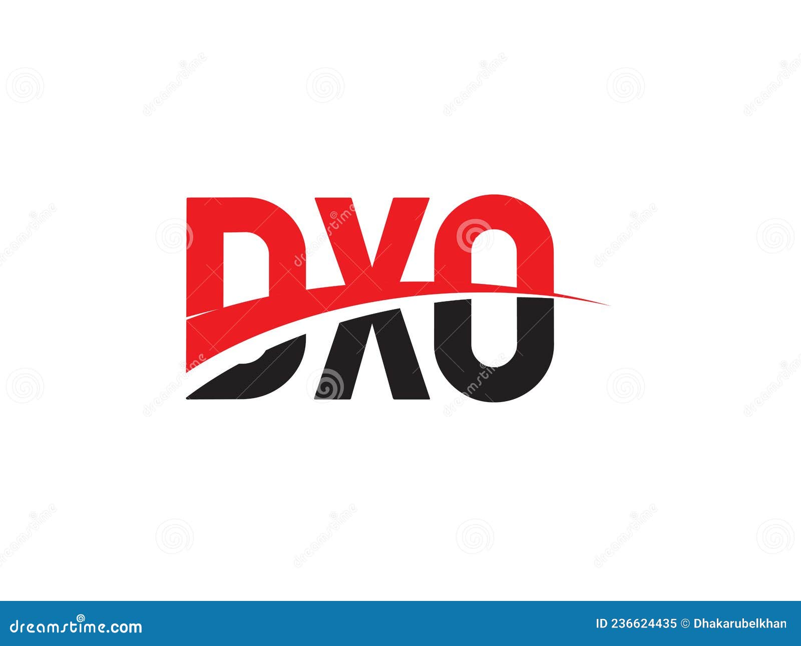 DXO Letter Initial Logo Design Vector Illustration Stock Vector ...