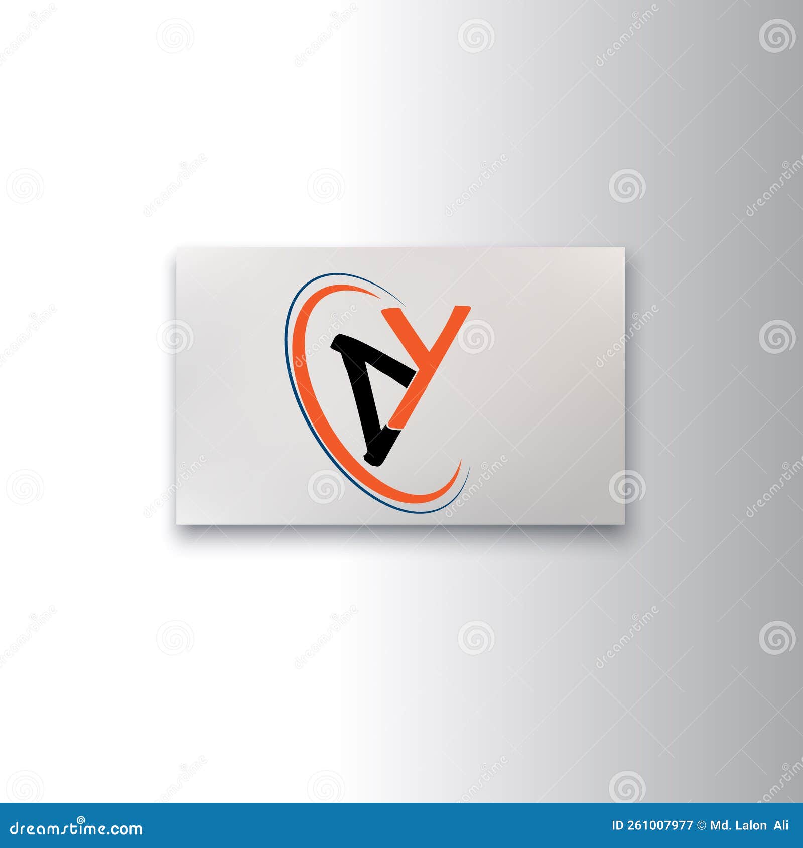 DY Text Logo Design stock vector. Illustration of letter - 261007977