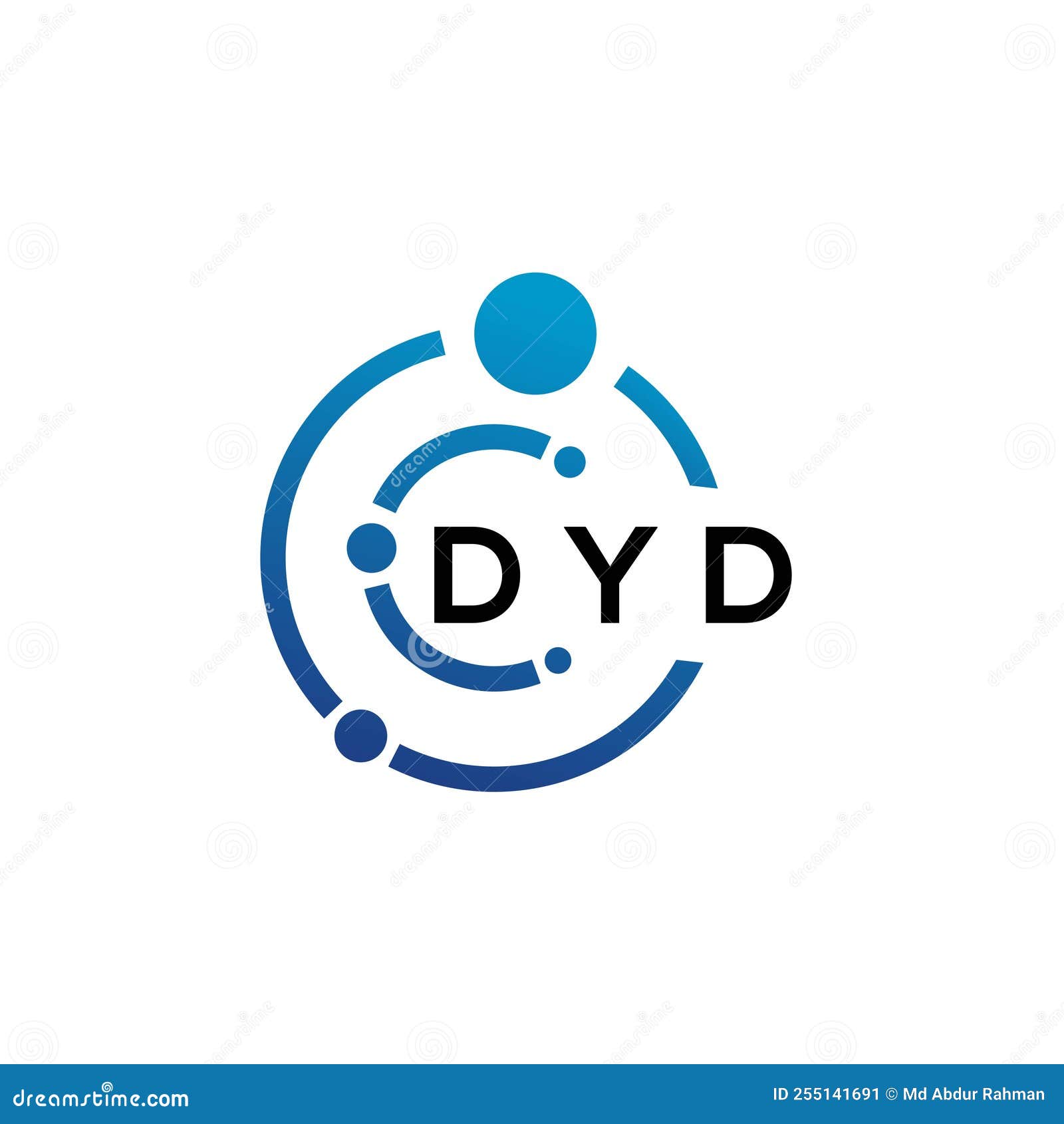 DYD Letter Logo Design On White Background. DYD Creative Initials ...