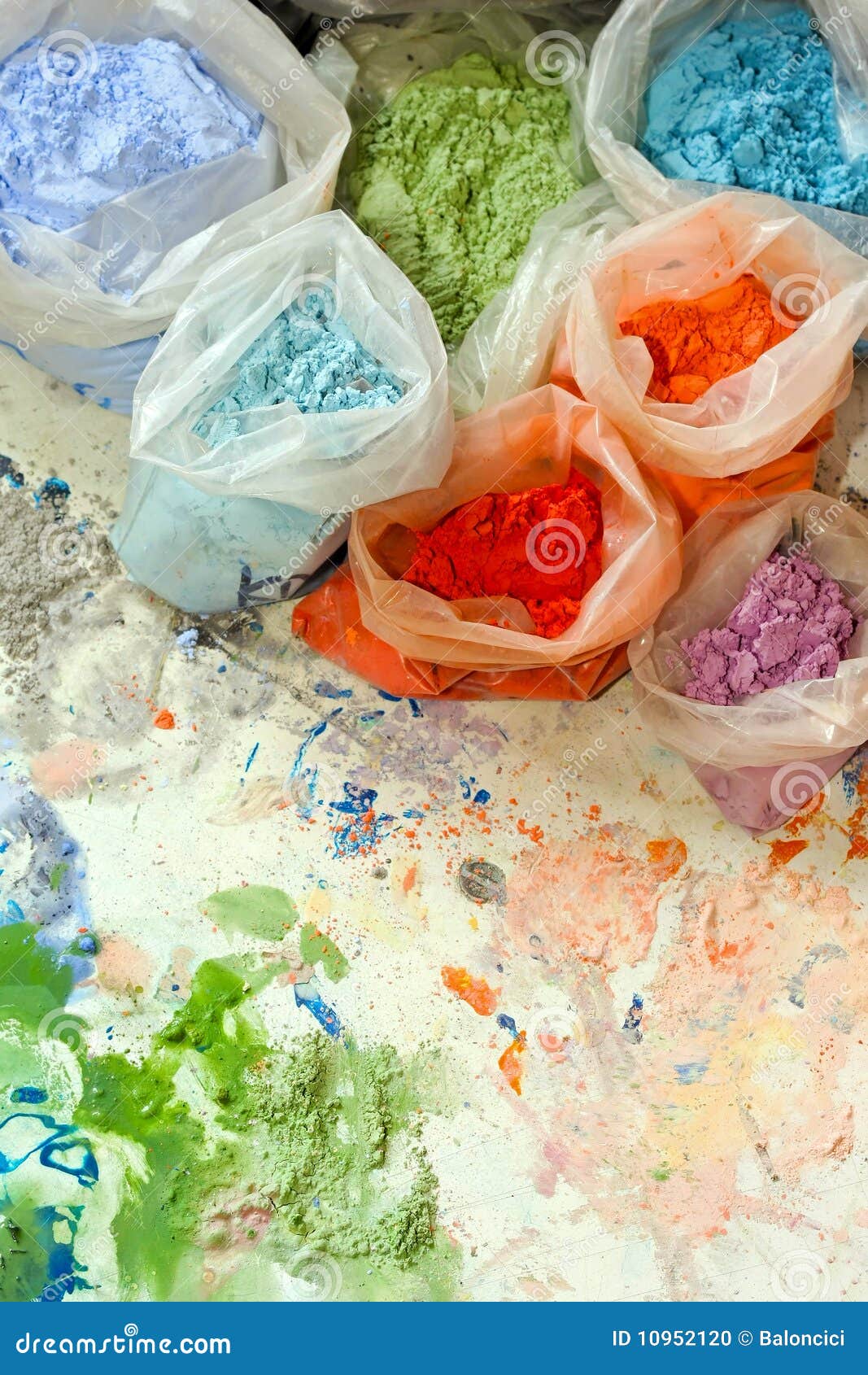 Dye colors stock photo. Image of swatch, multicoloured - 10952120