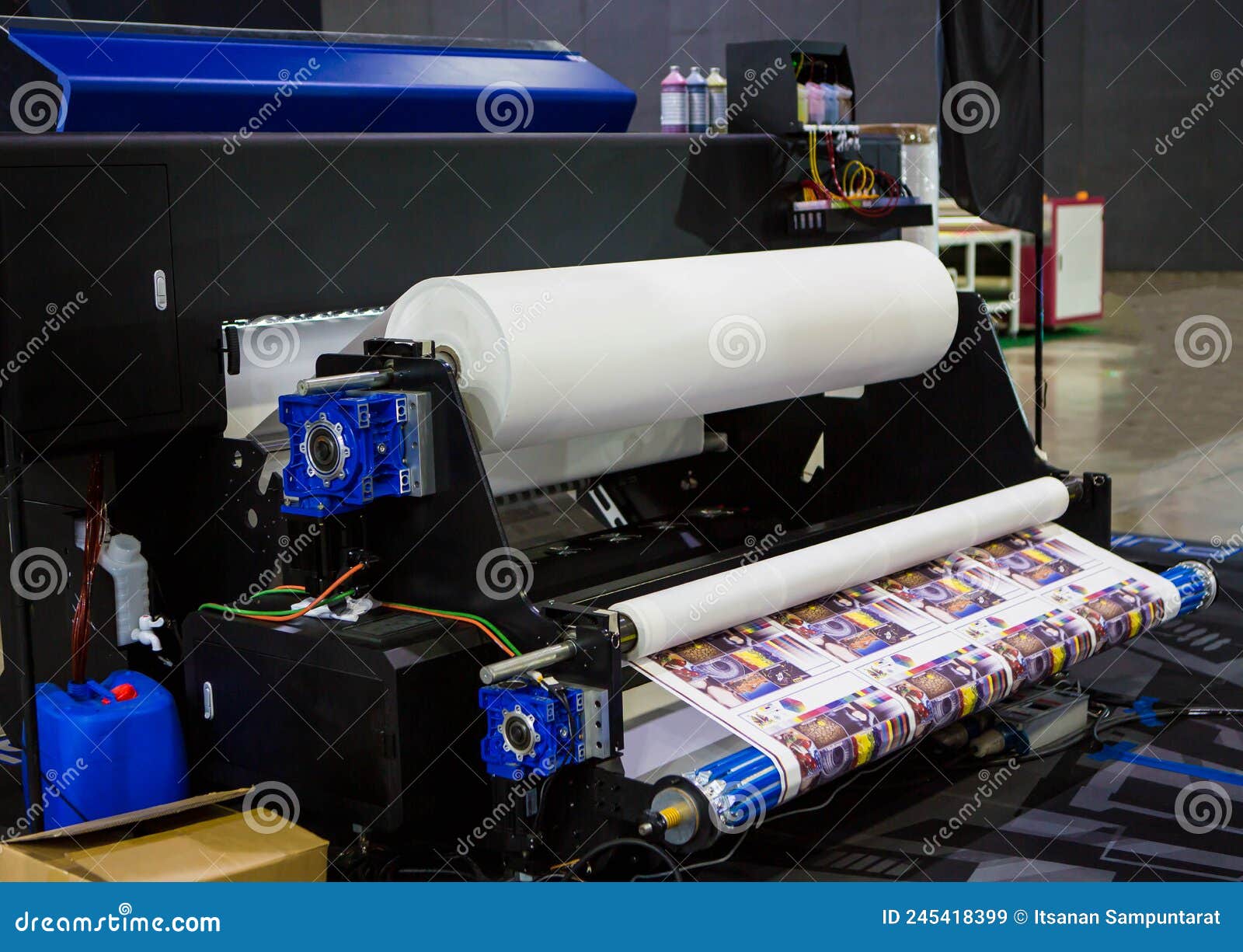 Dye Sublimation Printer stock image. Image of machine - 245418399
