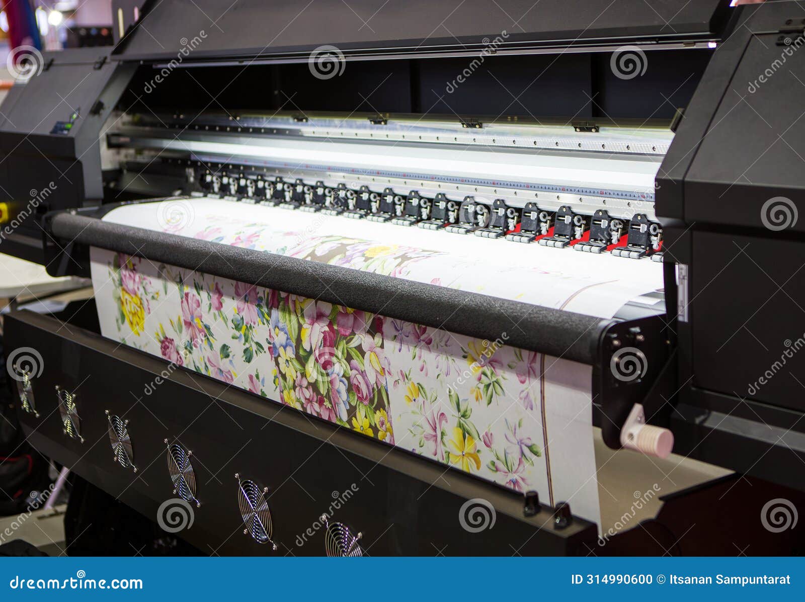 Dye Sublimation Printing Machine Stock Photo - Image of embroidery ...