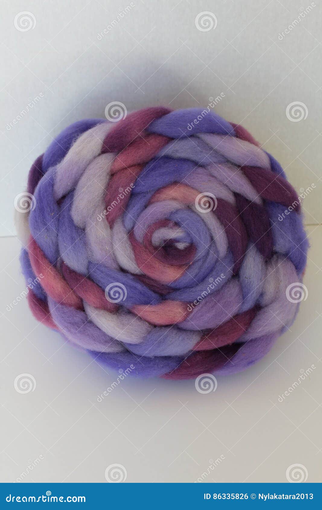 Dyed sheep wool roving stock photo. Image of sheep, arts - 86335826