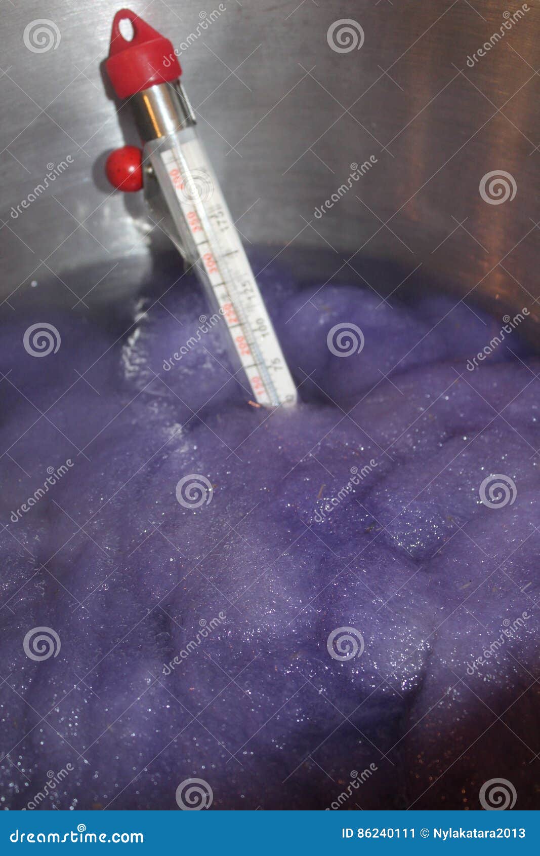 Dyeing sheep wool roving stock image. Image of roving - 86240111