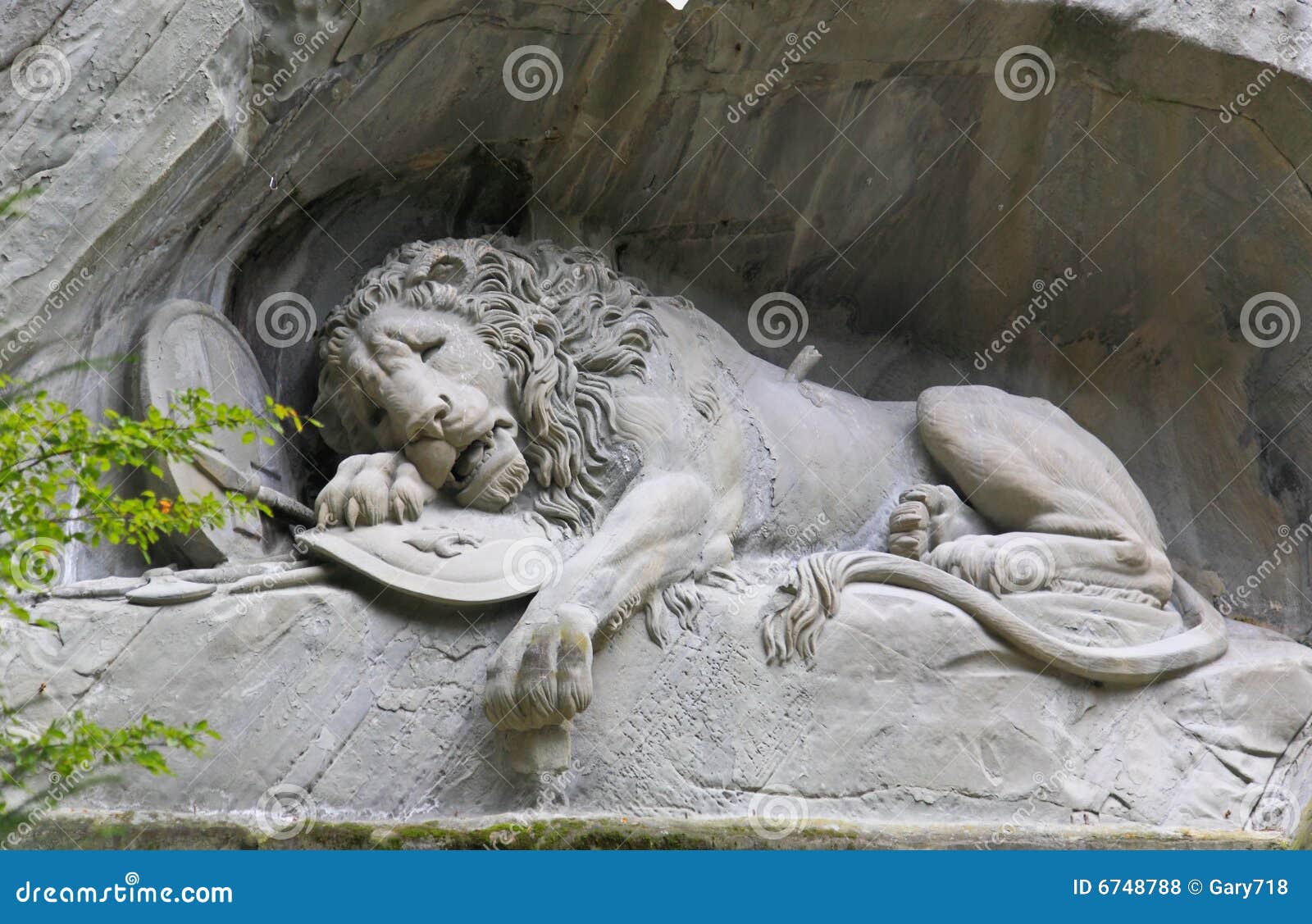 The Lion Monument Royalty-Free Stock Photography | CartoonDealer.com ...