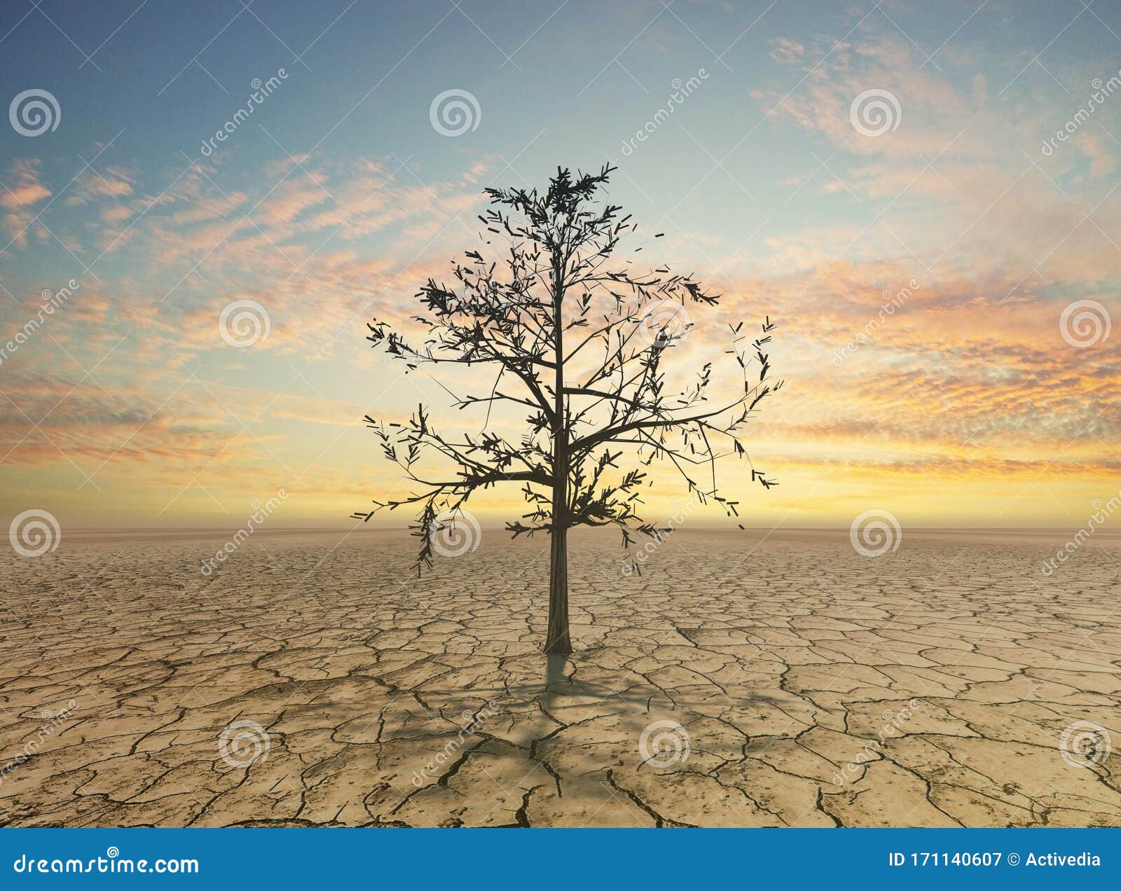 Dying Nature Abstract Ecological Disaster Concept Stock Image - Image ...