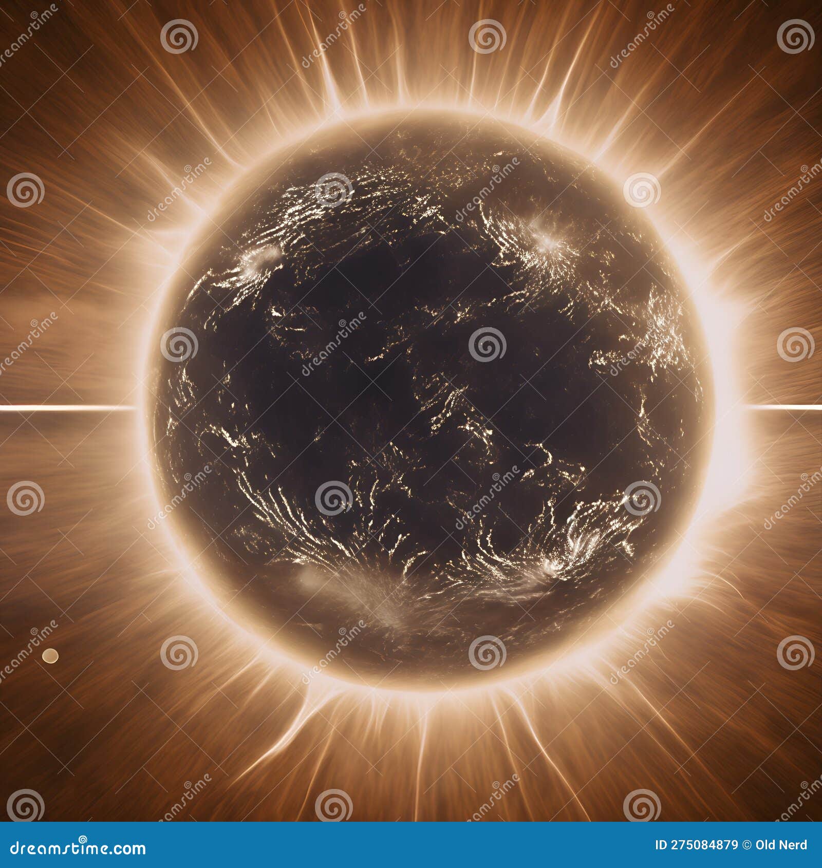 Dying Star Illustration Created with Generative AI Stock Illustration ...